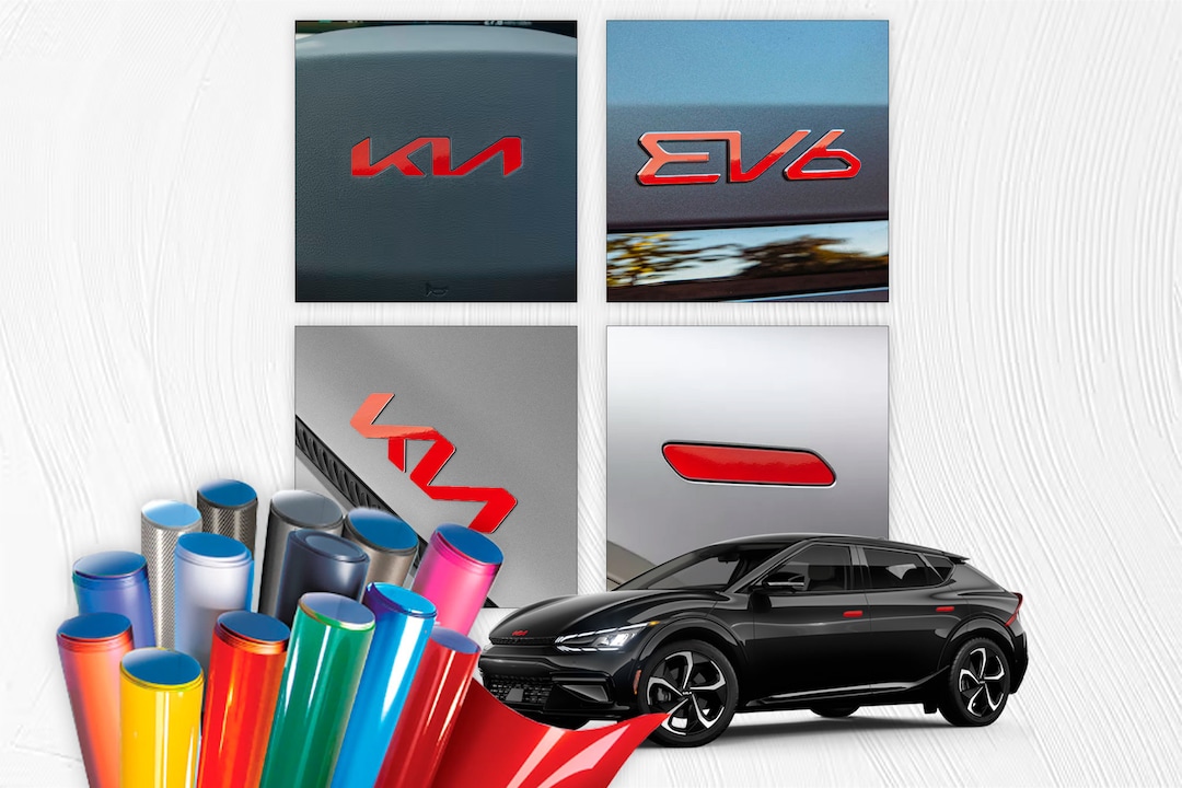 KIA EV6 Decal Vinyl Wrap Kit Front Back Steering Wheel - Etsy Australia