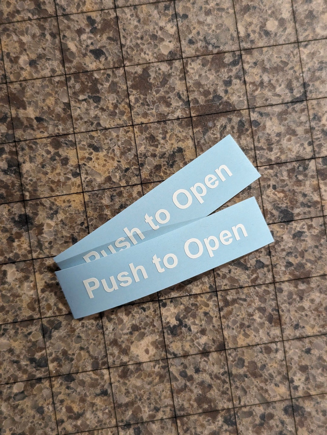 Push to Open Vinyl Decal Sticker for Car Door Handles Tesla, Ioniq ...