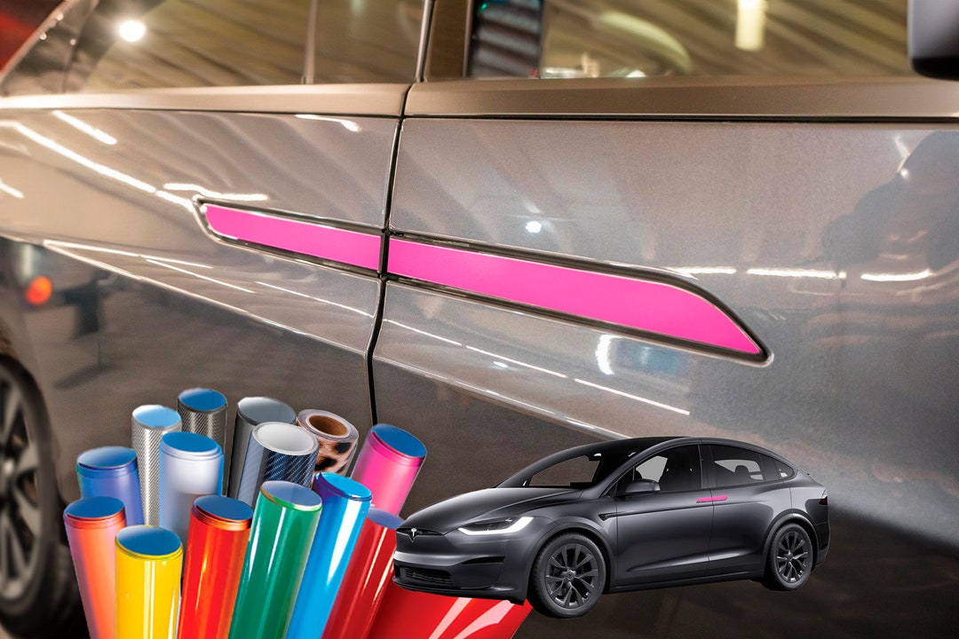 Model X Door Handles Decals - Etsy
