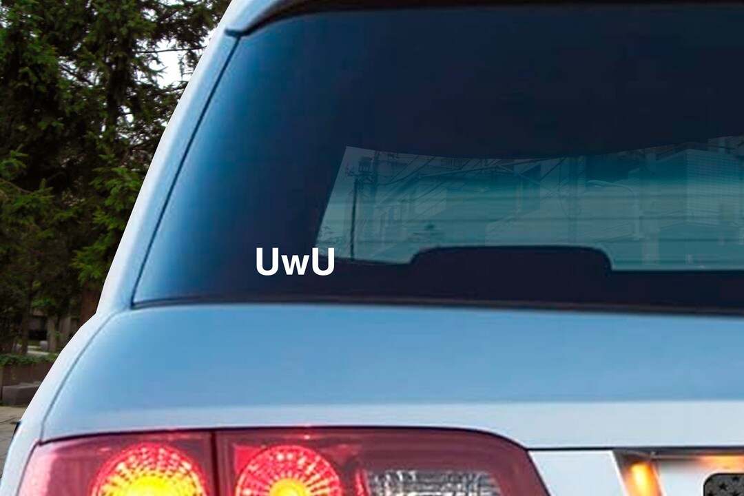 Uwu Cute Kawaii Anime Vinyl Decal Sticker Slap Window Bumper - Etsy