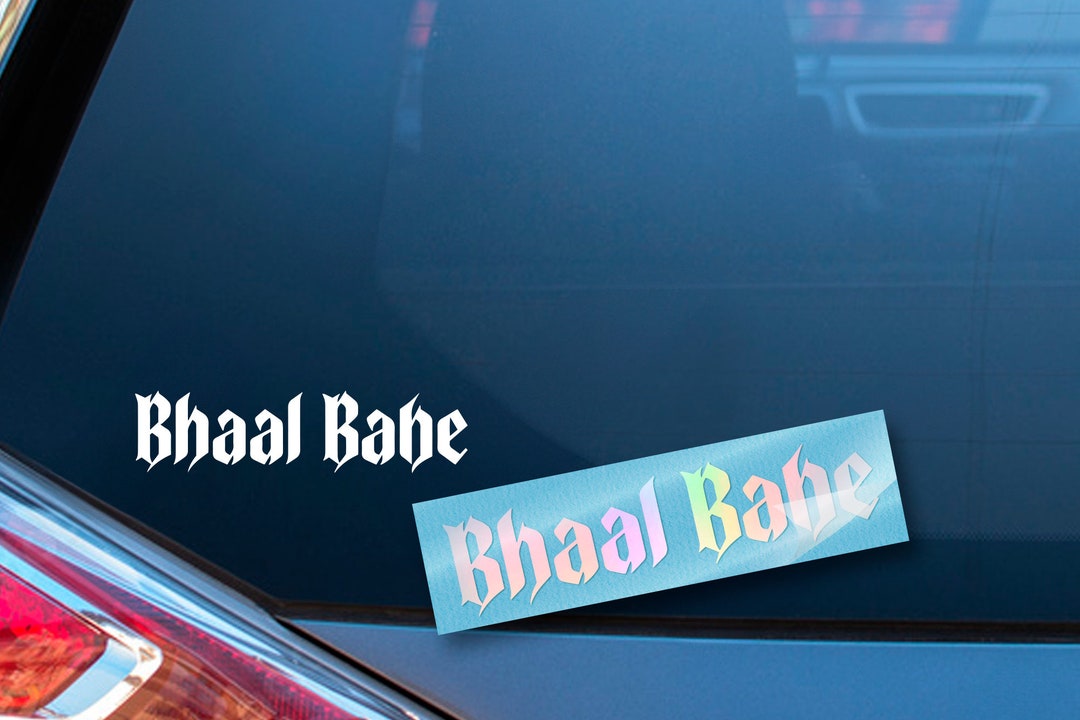 Bhaal Babe Baldur's Gate 3 Vinyl Decal, Bloodless, BG3, Astarion ...