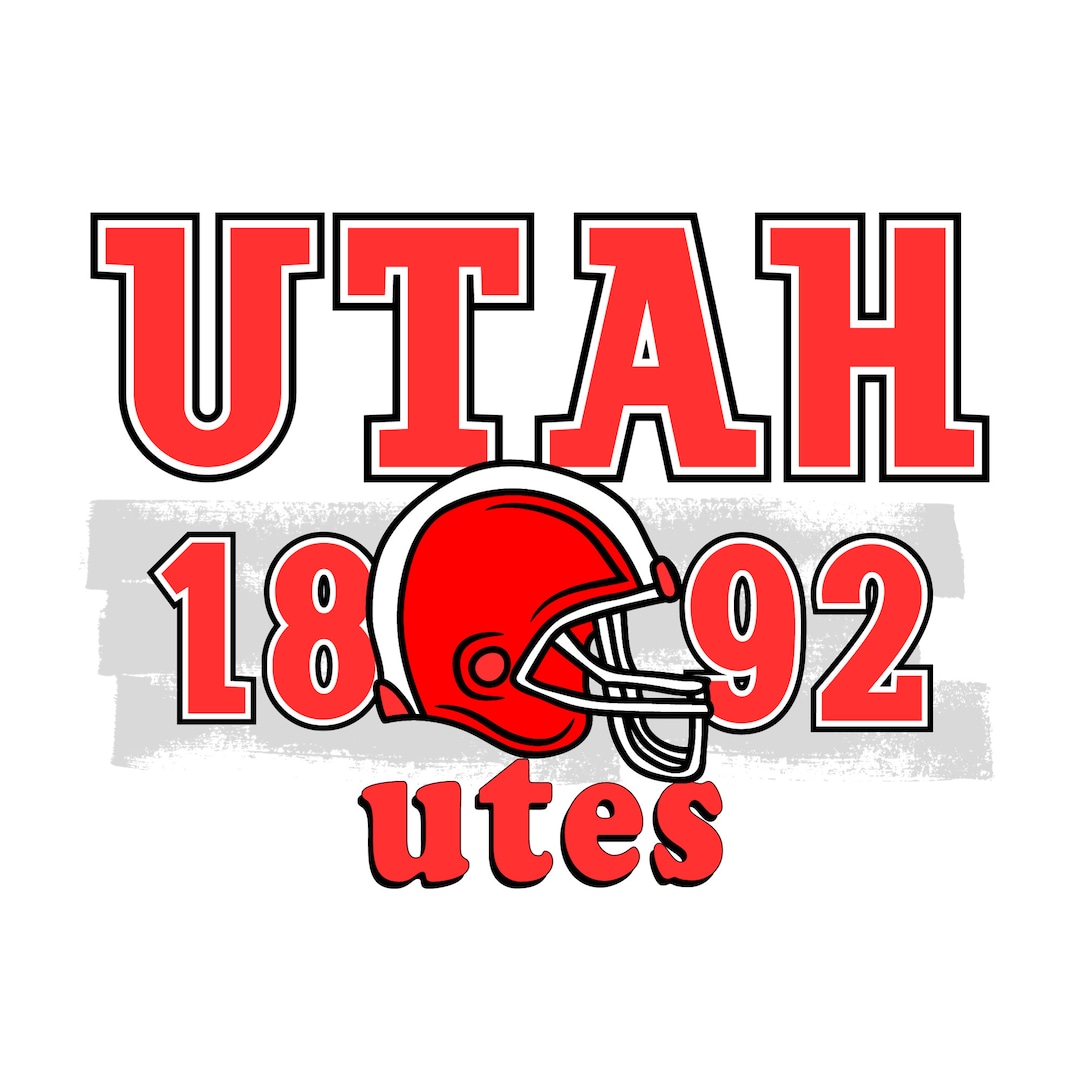 Vintage Utah Utes Logo SVG - Etsy Australia