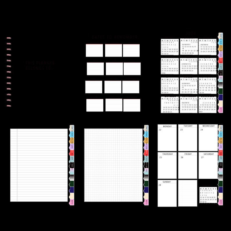 Taylor Swift Inspired 2024 Digital Planner, Digital Planner, Taylor ...