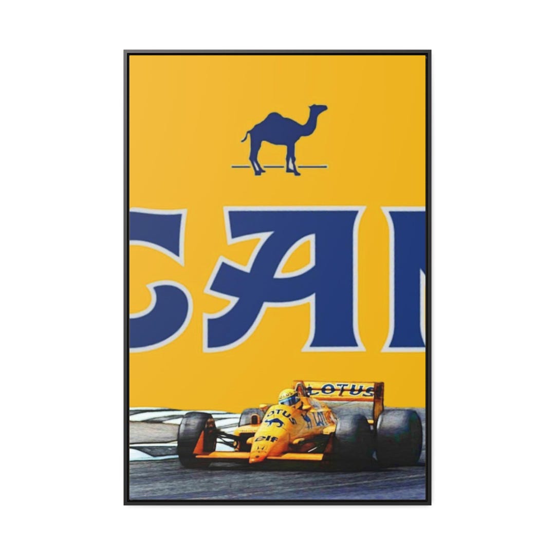 Camel Livery Tribute Wall Art Formula One Car Design, Vertical Frame ...