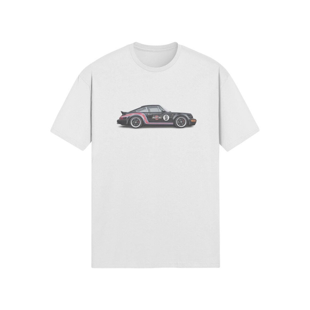 Vintage Martini Racing Black Porsche Tshirt, Soft and Light Graphic Tee ...
