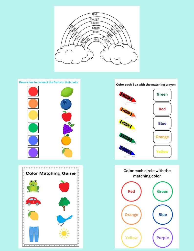 Let's Learn Our Colors - Etsy