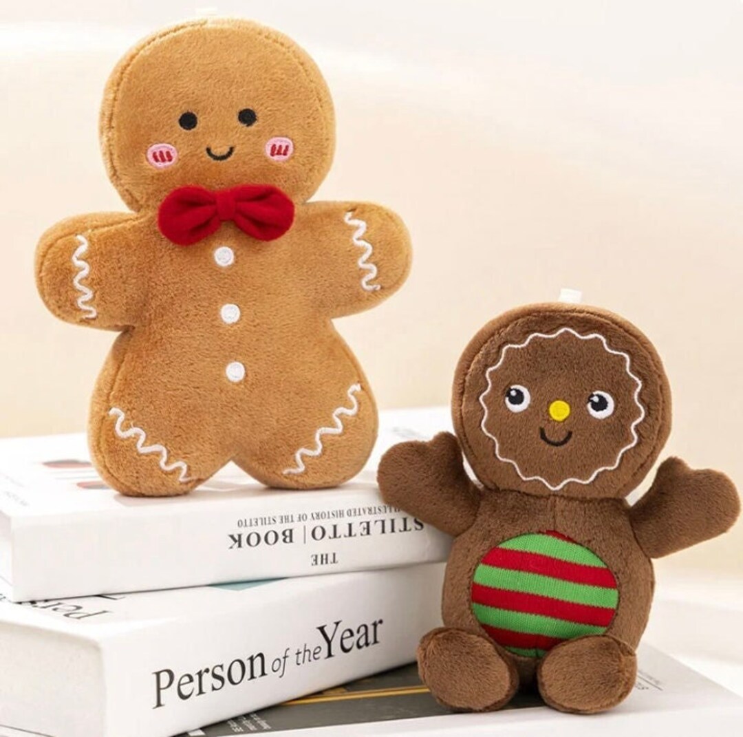 Adorable Cute Cartoon Gingerbread Man Plush Toys XMAS Pillow - Etsy
