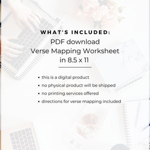 Verse Mapping Sheet, Bible Study Template, Scripture Mapping, Bible ...