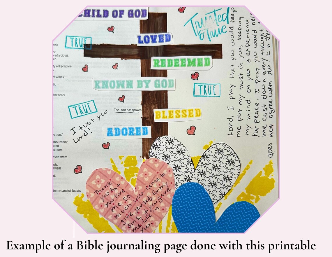 Bible Journaling Printable, Bible Journaling, - Etsy