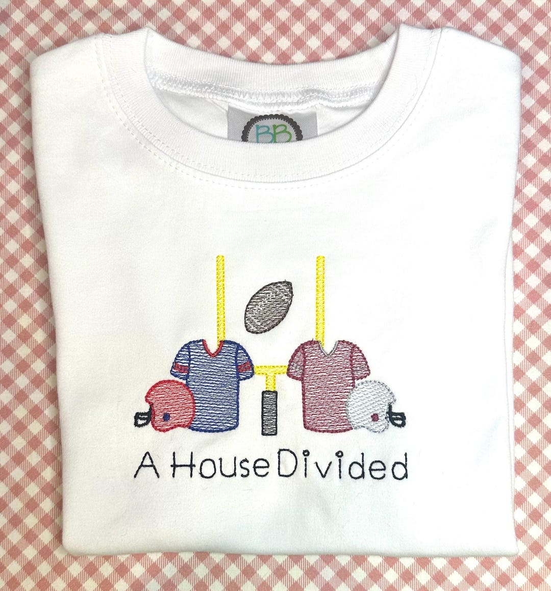 A House Divided Football Shirt!! Kids Outfit - Etsy