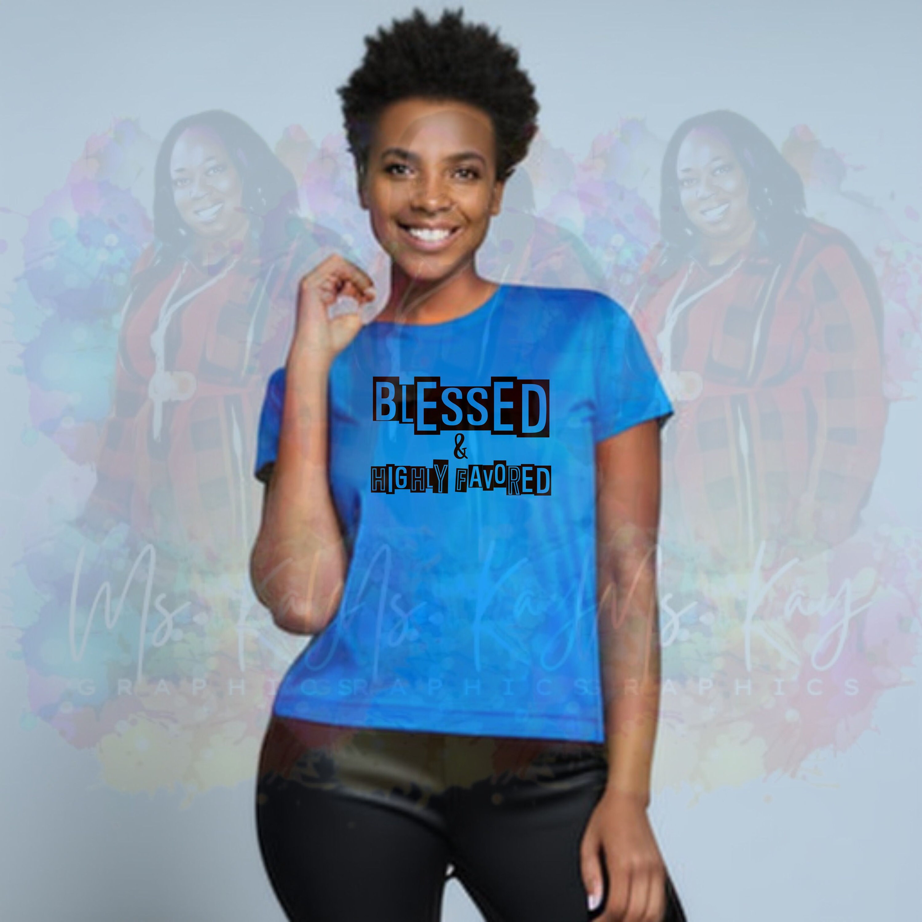 Blessed and Highly Favored Svg, Png, Christian, Digital File - Etsy