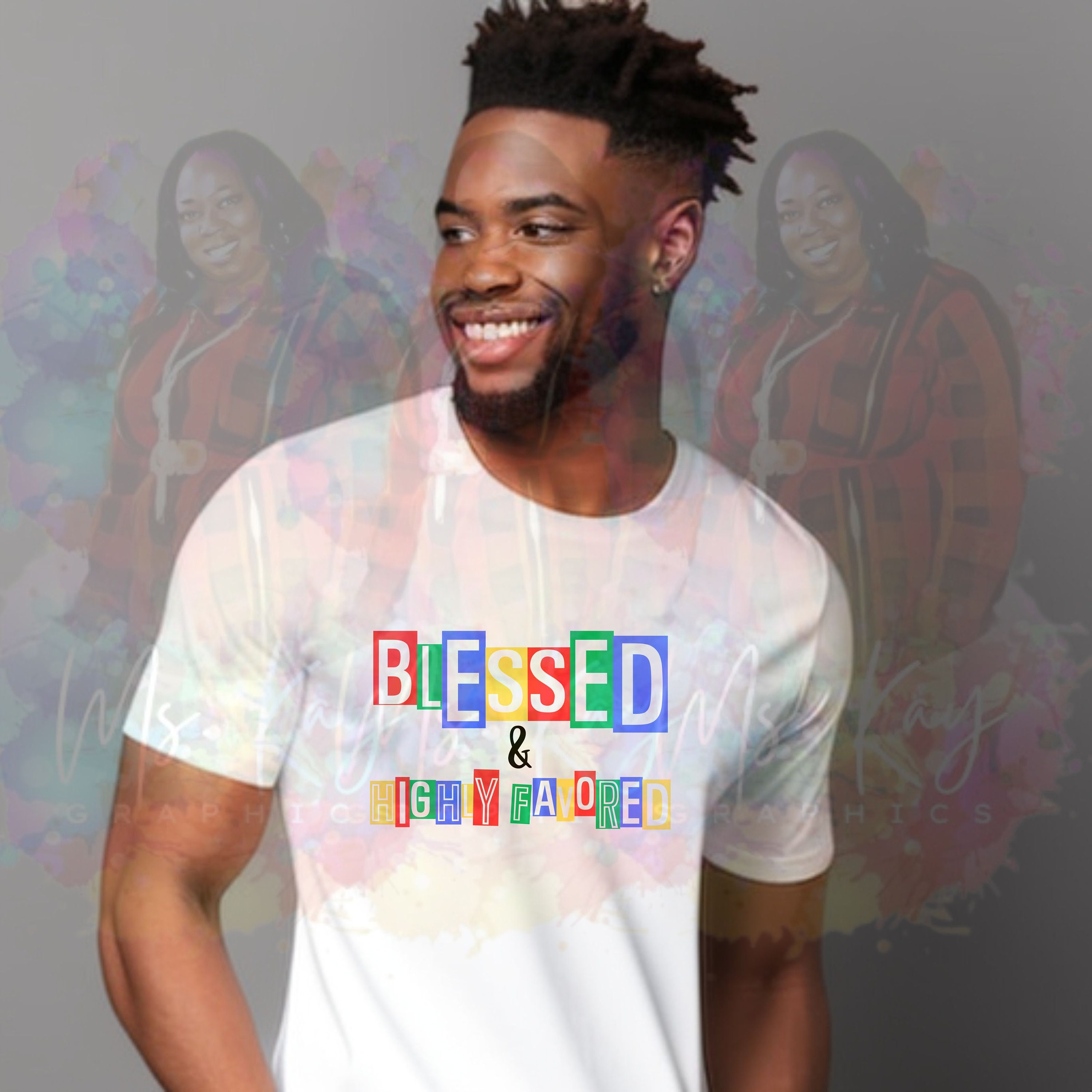 Blessed and Highly Favored Svg, Png, Christian, Digital File - Etsy