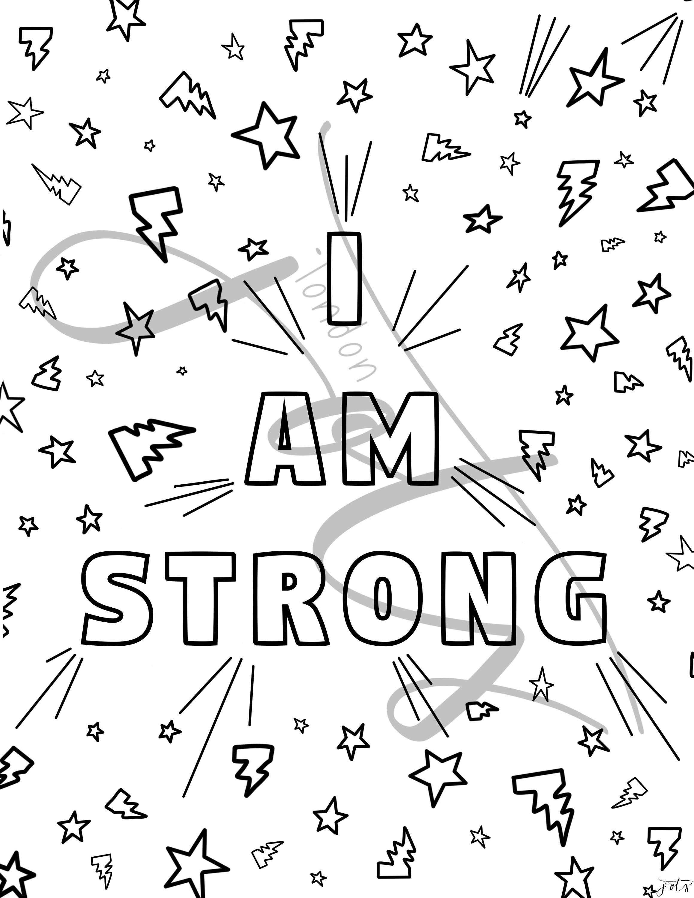 Affirmation Coloring Pages + Notes - Etsy