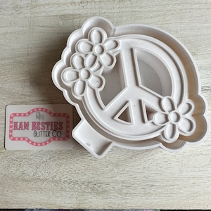 Peace Sign Flowers Freshie Silicone Mold, Molds for Freshies, Aroma ...