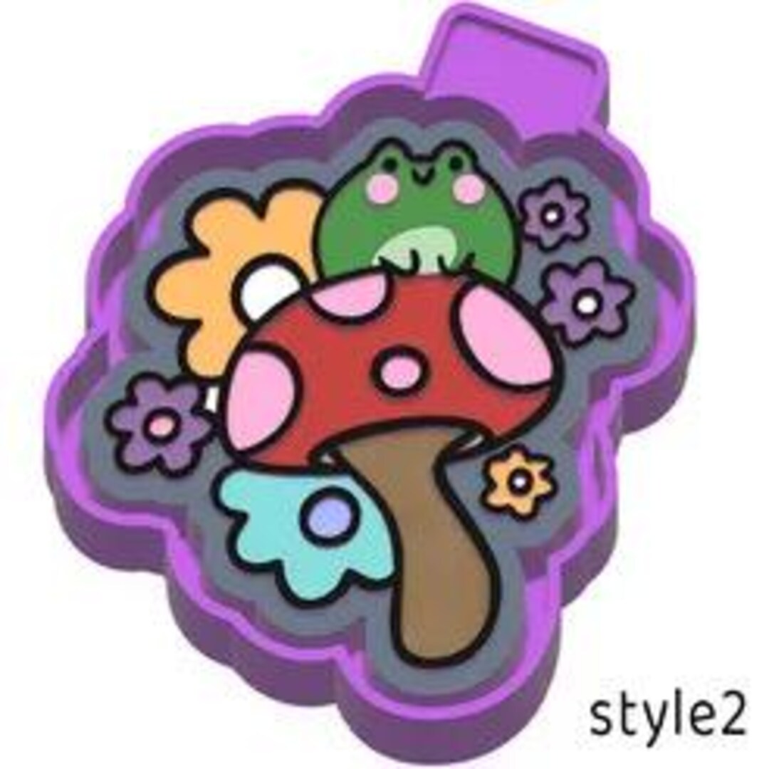 Mushroom Frog Full Size Molds for Freshies, Aroma Beads Mold, Silicone ...