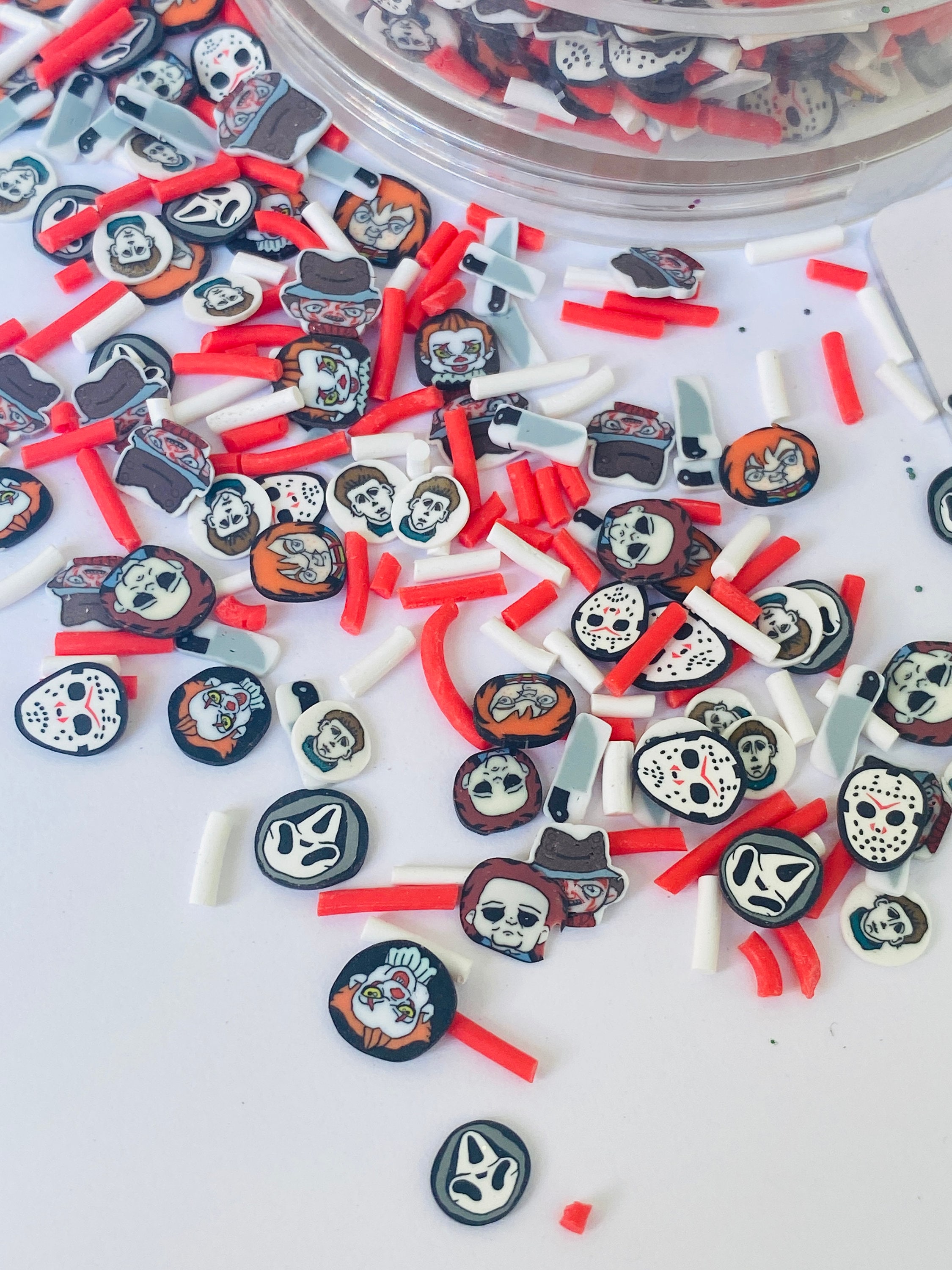 Boys of Horror Polymer Clay Slicessprinkleshorror halloweenhorror ...