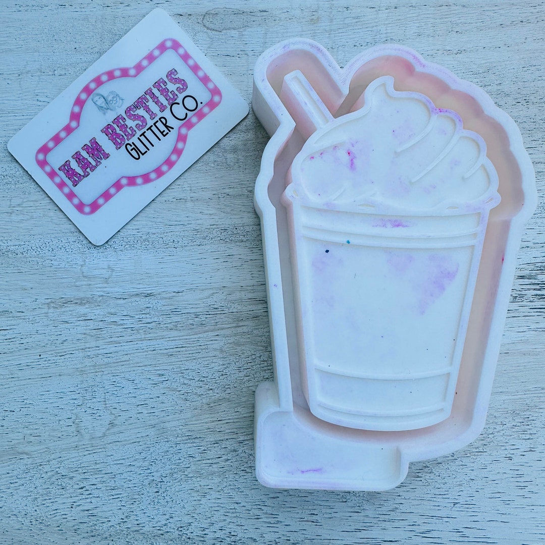 Iced Coffee Car Freshie Silicone Mold, Molds for Freshies, Aroma Beads ...