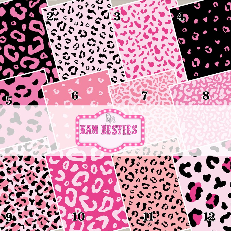 Pink Leopard Print Pattern - Etsy