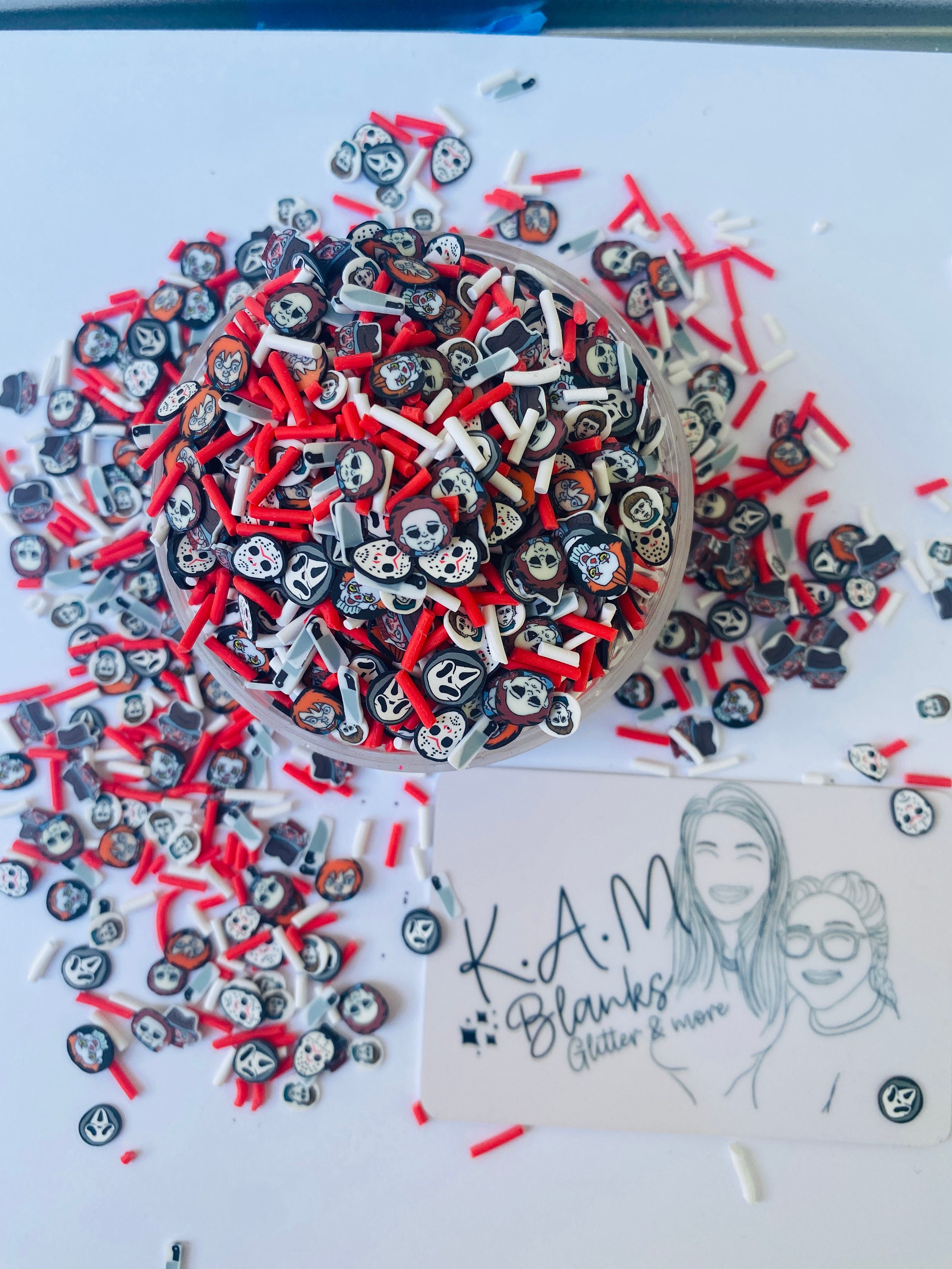 Boys of Horror Polymer Clay Slicessprinkleshorror halloweenhorror ...