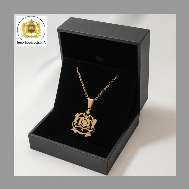 Morocco Necklaces Flag - Etsy