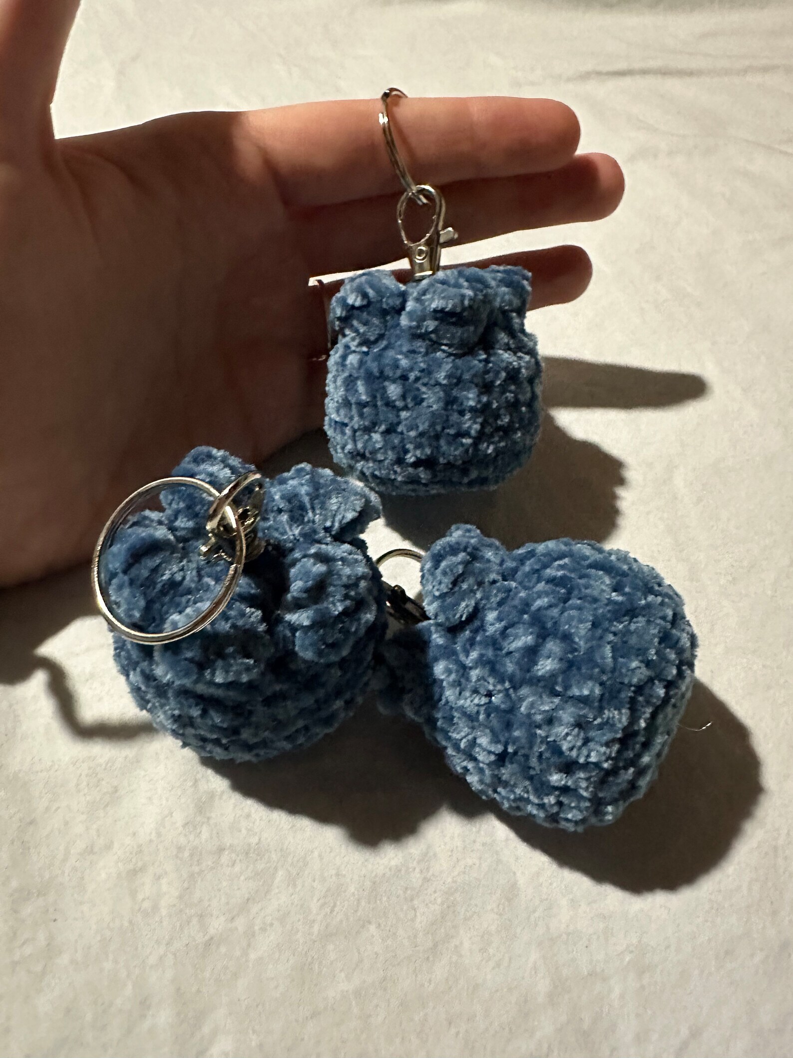 Crochet Blueberry (individual, Keychain, or Car Mirror Ornaments) - Etsy