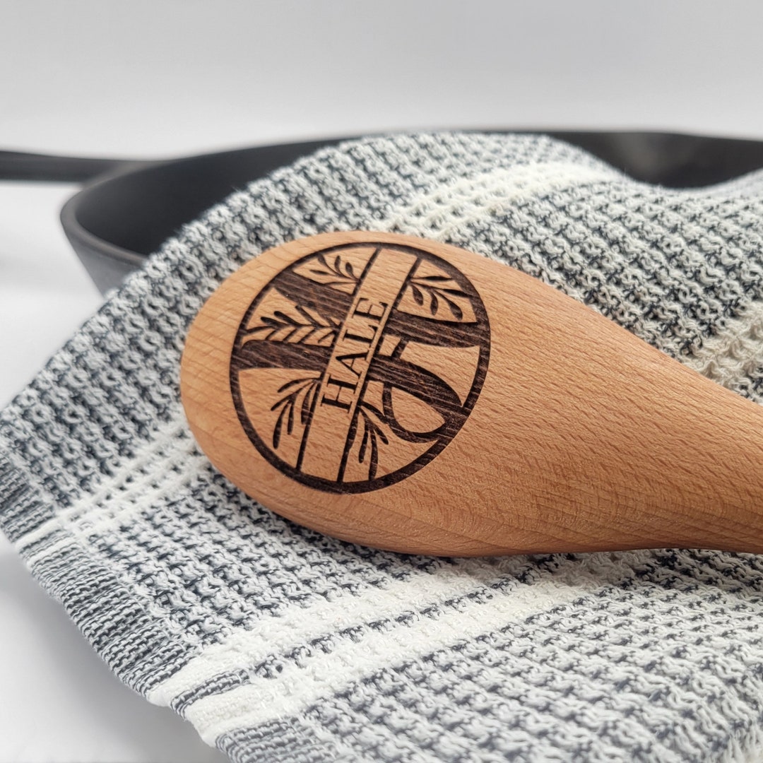 Custom Laser-engraved Wooden Spoons all-natural Beechwood,personalized ...