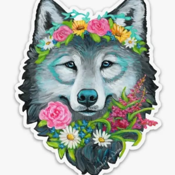 Wolf Crown - Etsy