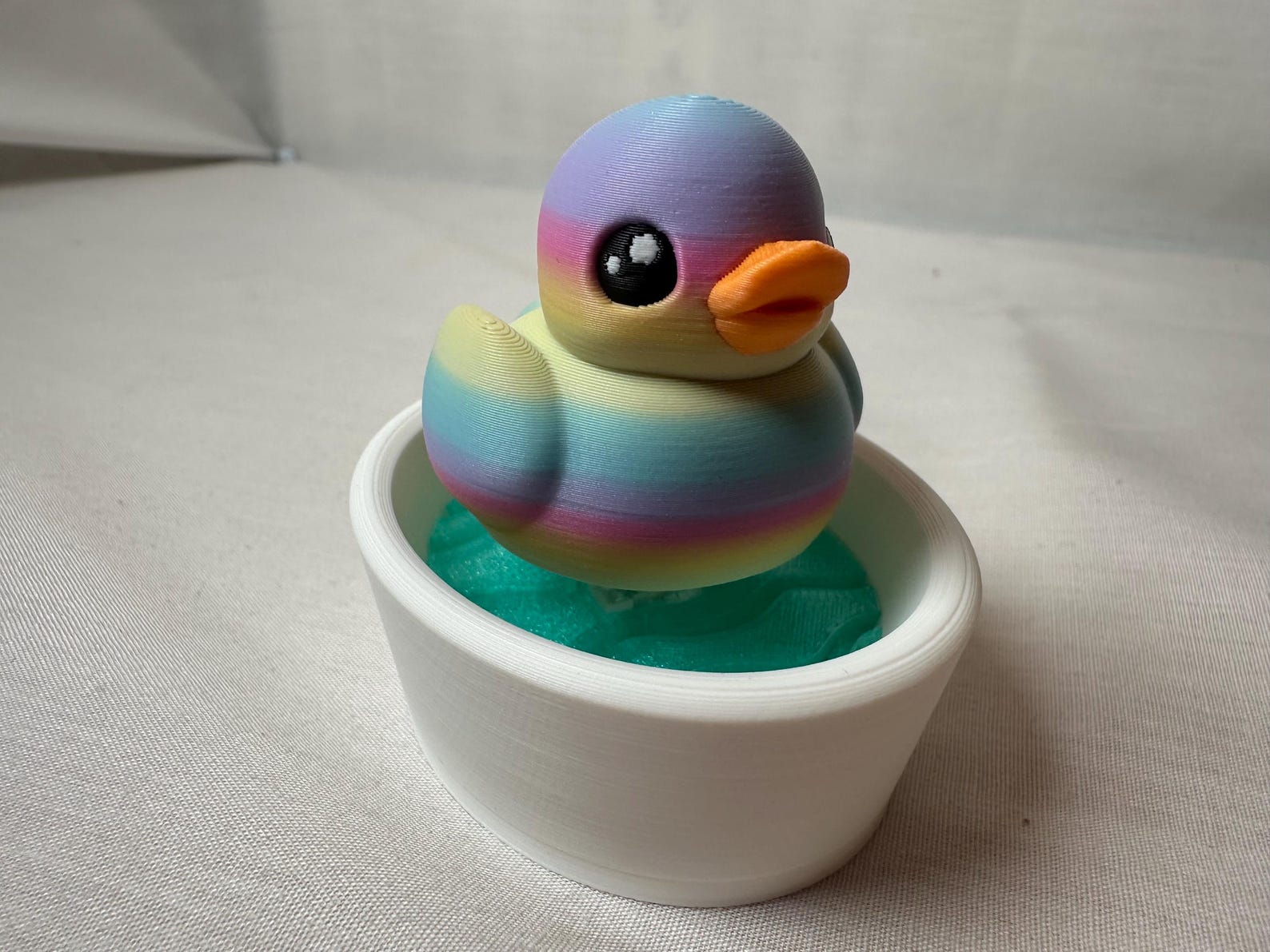 3D Printed Ducky in a Bathtub Clicker Fidget - Etsy