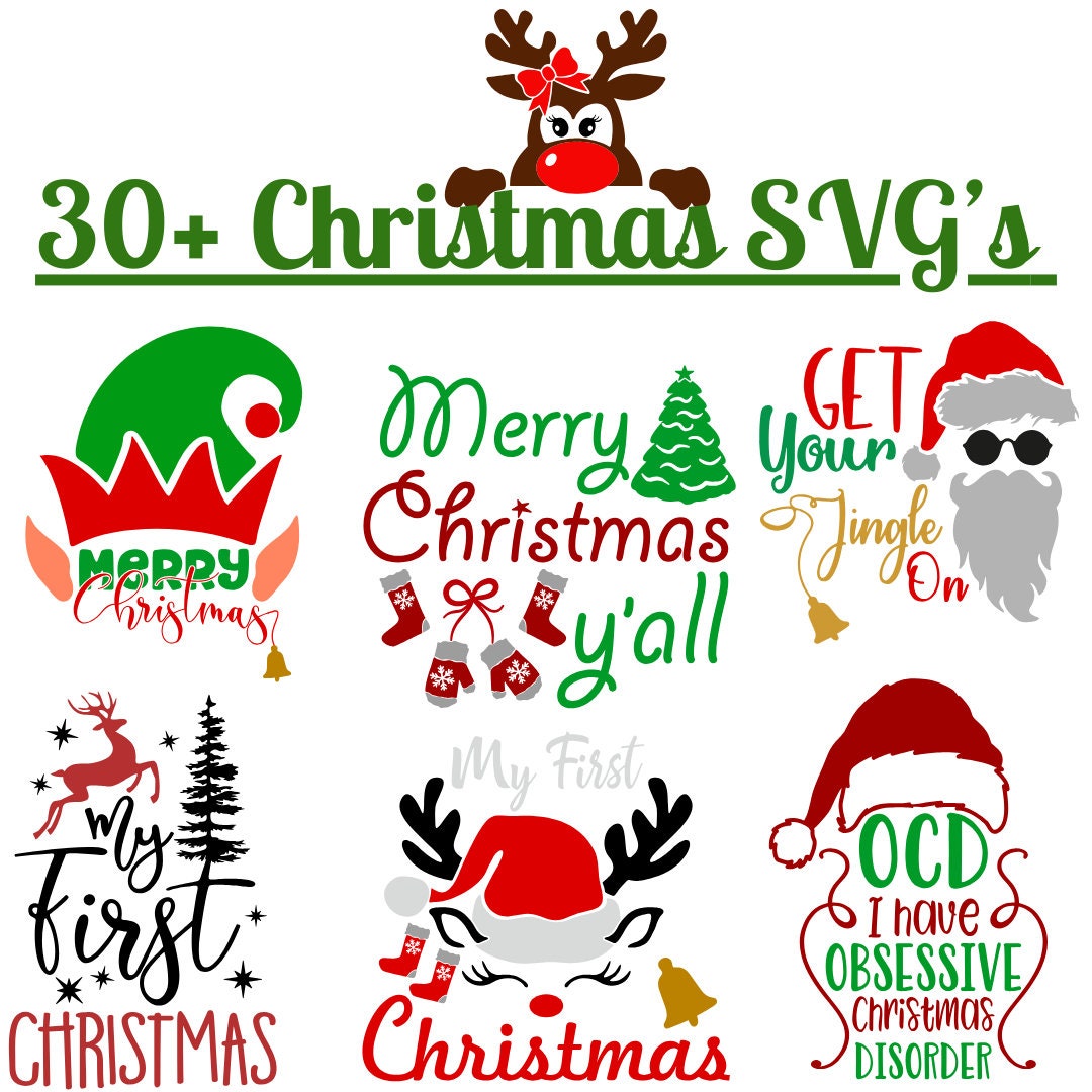 Christmas SVG Bundle, Christmas SVG File, Merry Christmas SVG ...