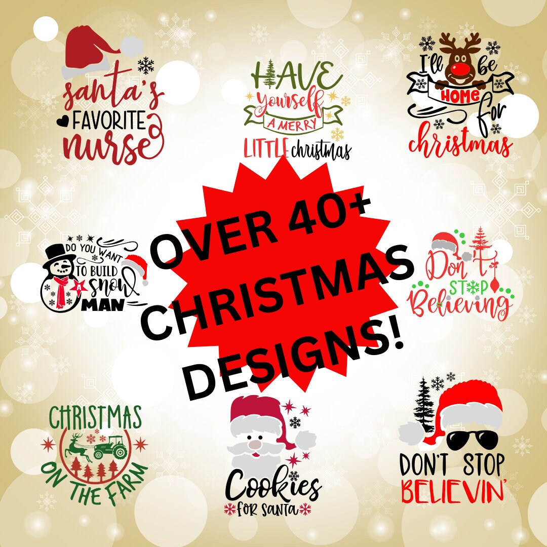 Christmas SVG Bundle for Cricut - Etsy