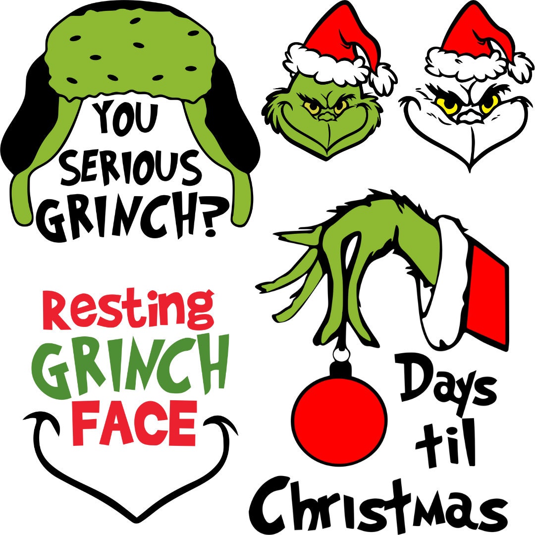 The Grinch SVG/PNG Bundle - Etsy