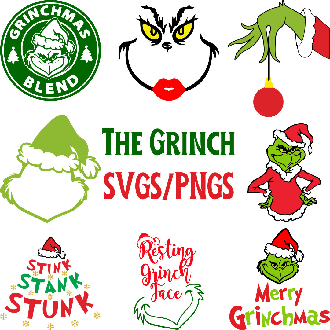 The Grinch SVG/PNG Bundle - Etsy
