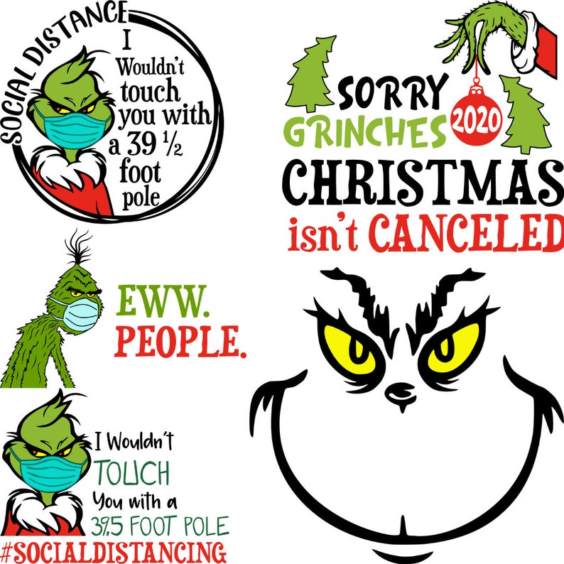 The Grinch SVG/PNG Bundle - Etsy