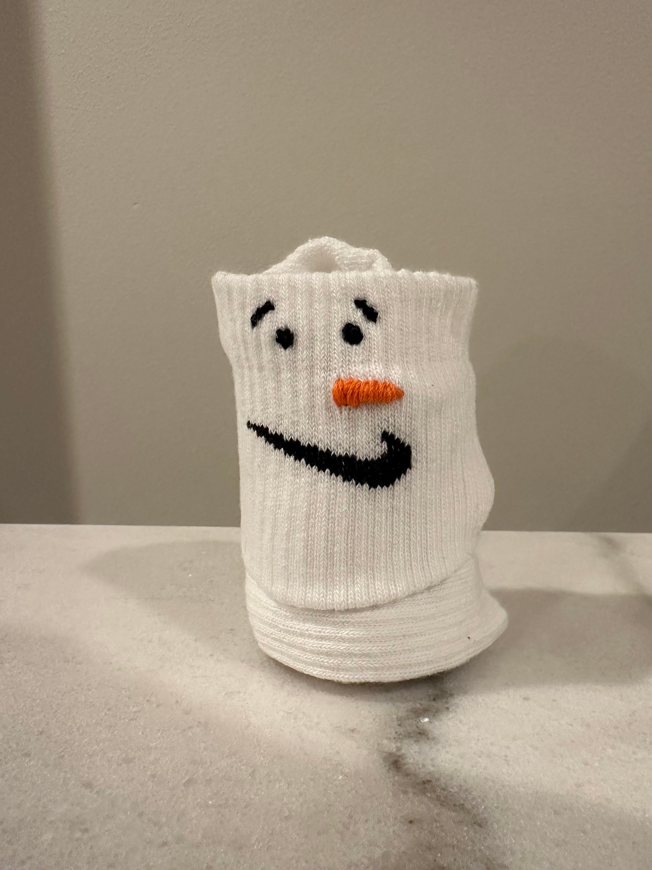 Nike Snowman Embroidered Socks - Etsy