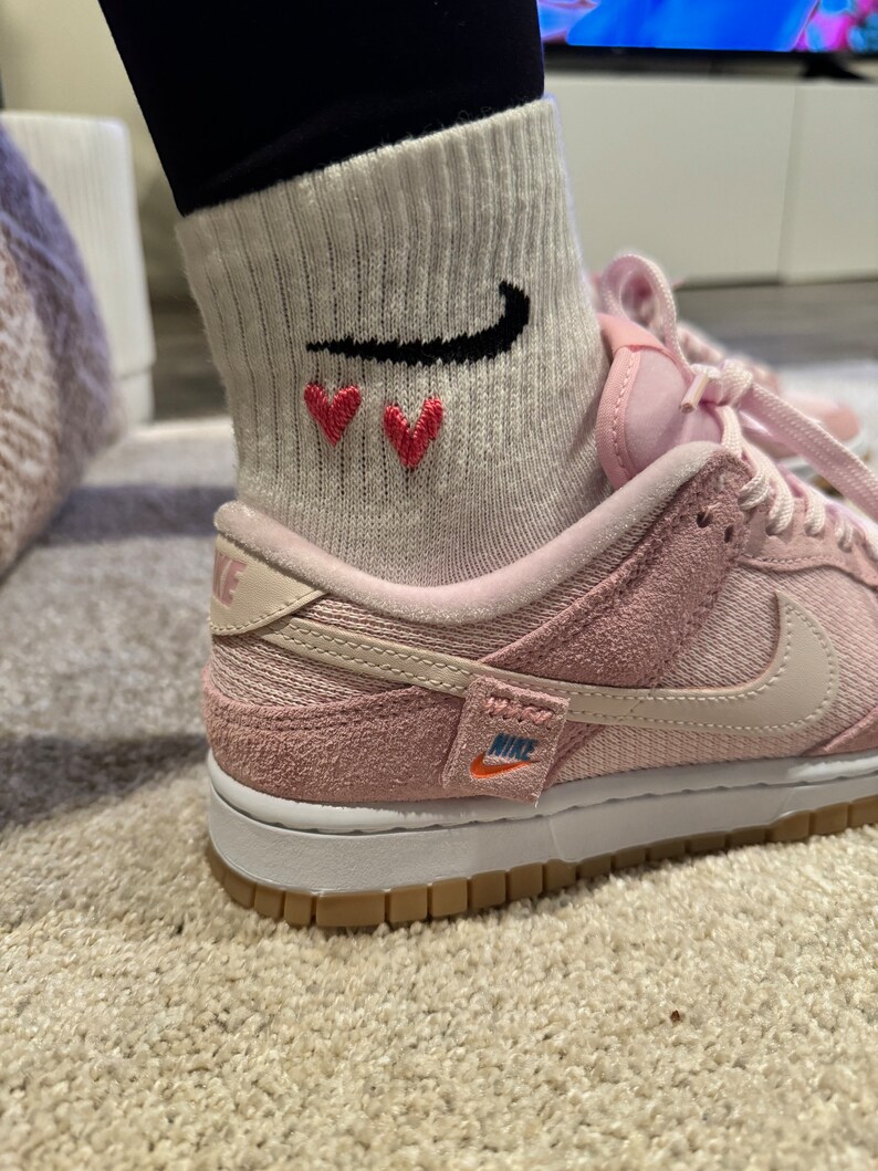 Nike Ankle Embroidered Socks - Etsy