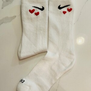 Nike Embroidered Socks/ Customized Socks - Etsy