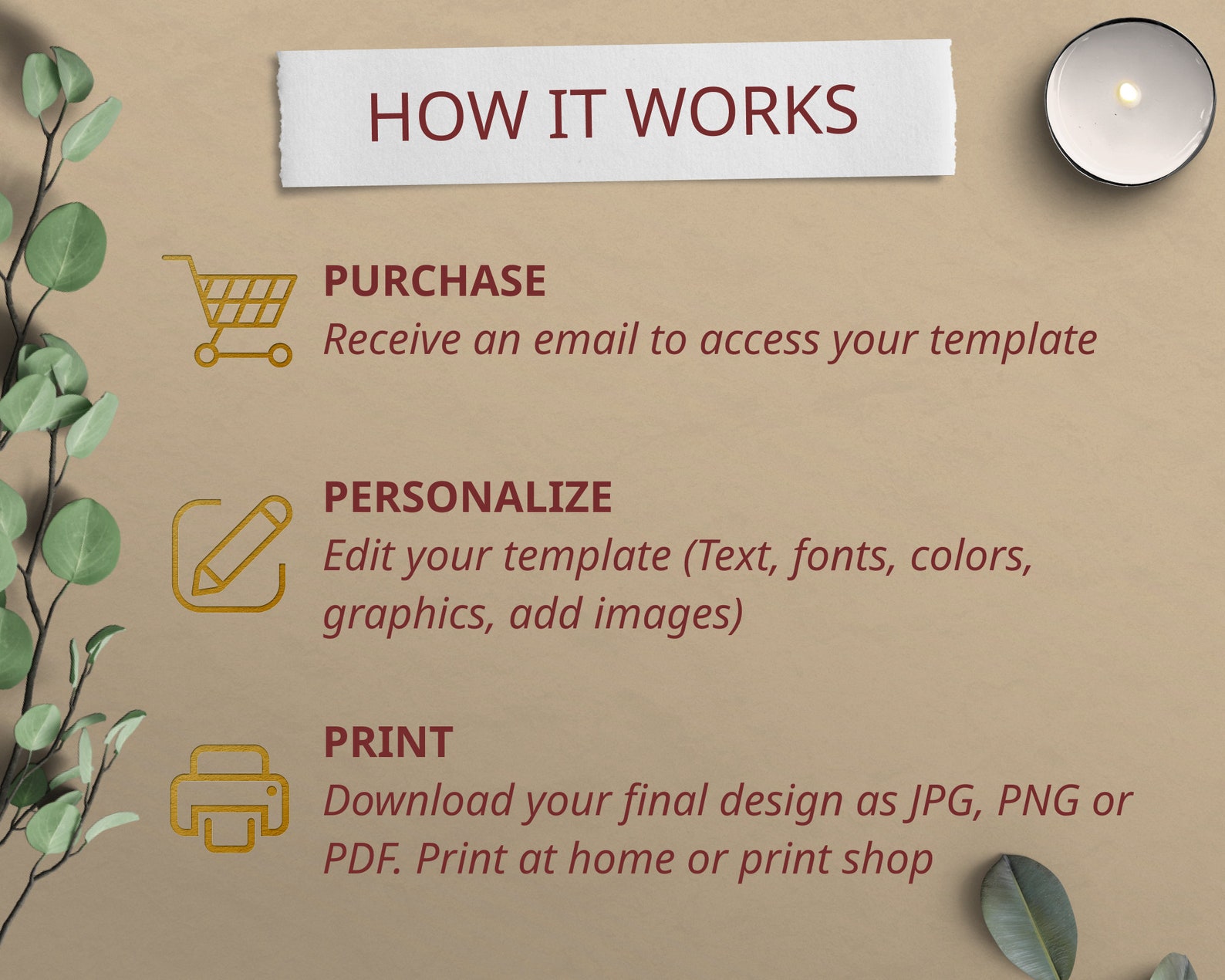 CHARMED Minimal Wedding Invitation Template Set, Printable, Editable ...