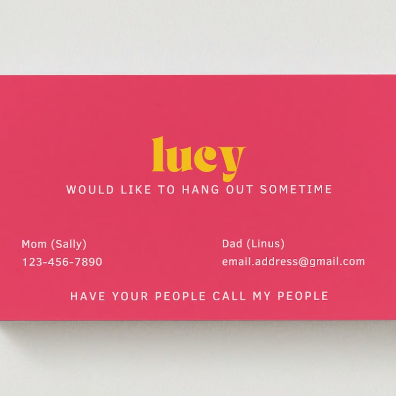 Business Cards for Camper - Etsy