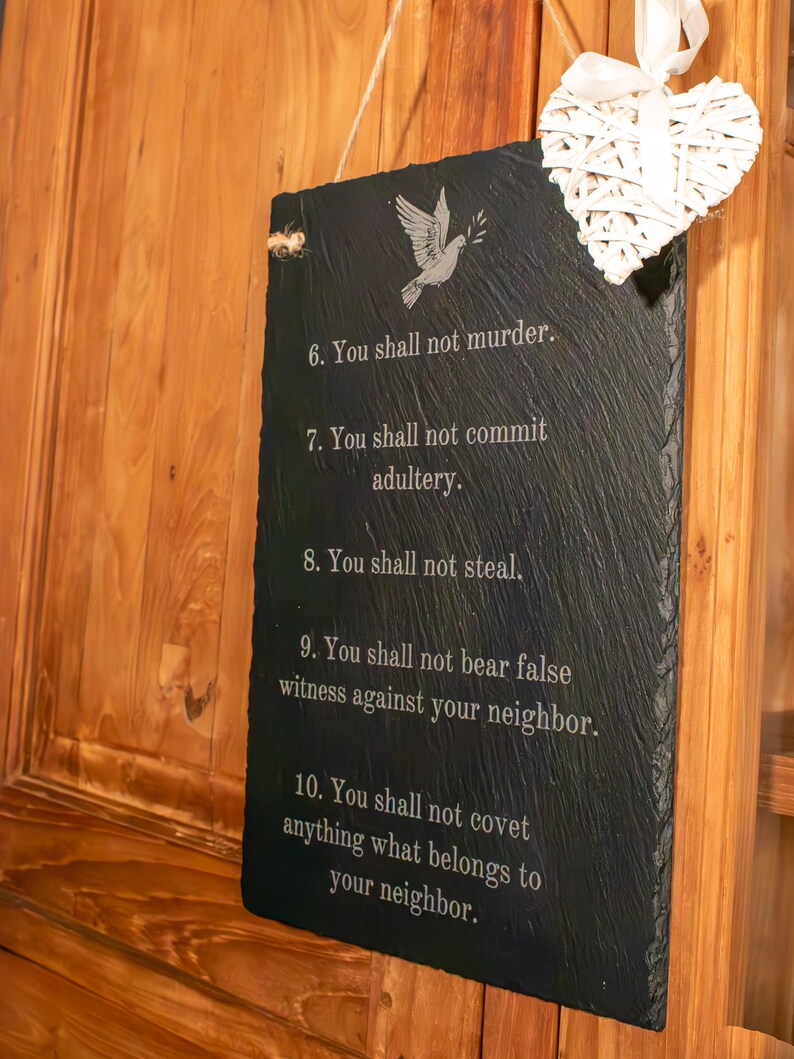 10 Commandments, the Ten Commandments on Stone, Biblical Commandments ...