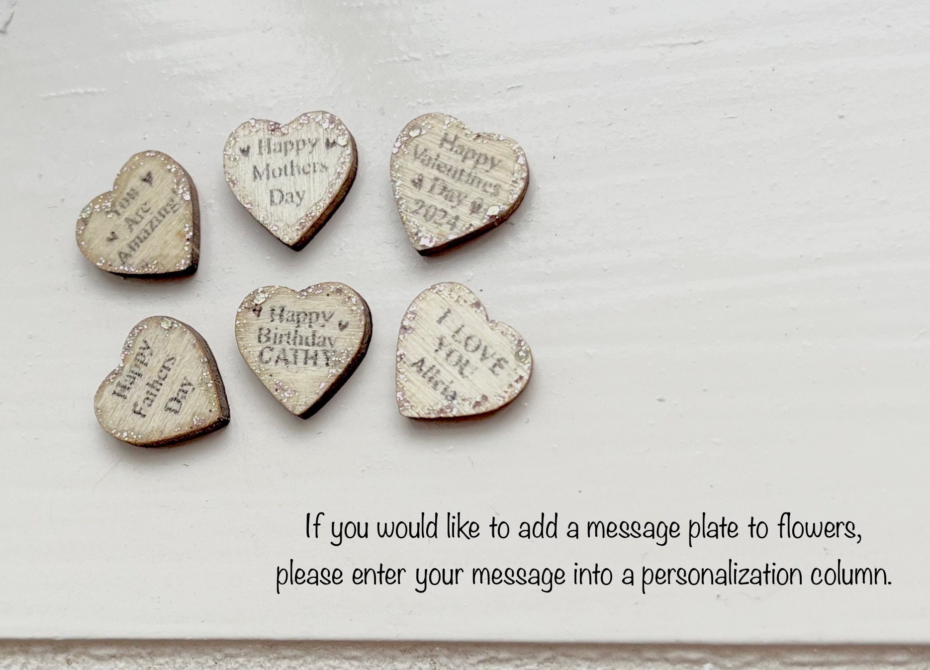 Personalized Message Preserved Rose Glass Dome, Birthday, Wedding ...