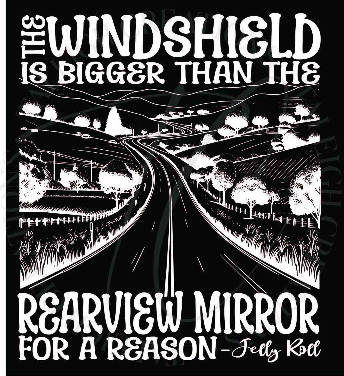 The Windshield is Bigger Than the Rearview Mirror for a Reason, Country ...