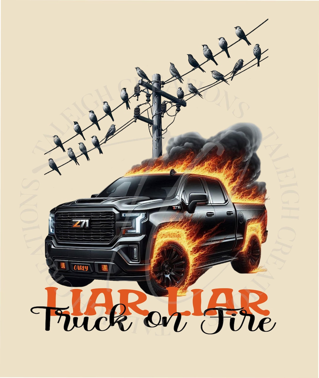 Liar Liar Truck on Fire PNG, Country Music PNG Digital Image Only - Etsy