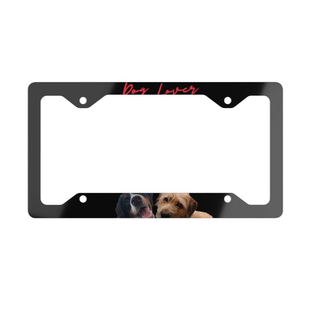 Custom Pet License Plate Holder Personalized Metal Frame for Pet ...
