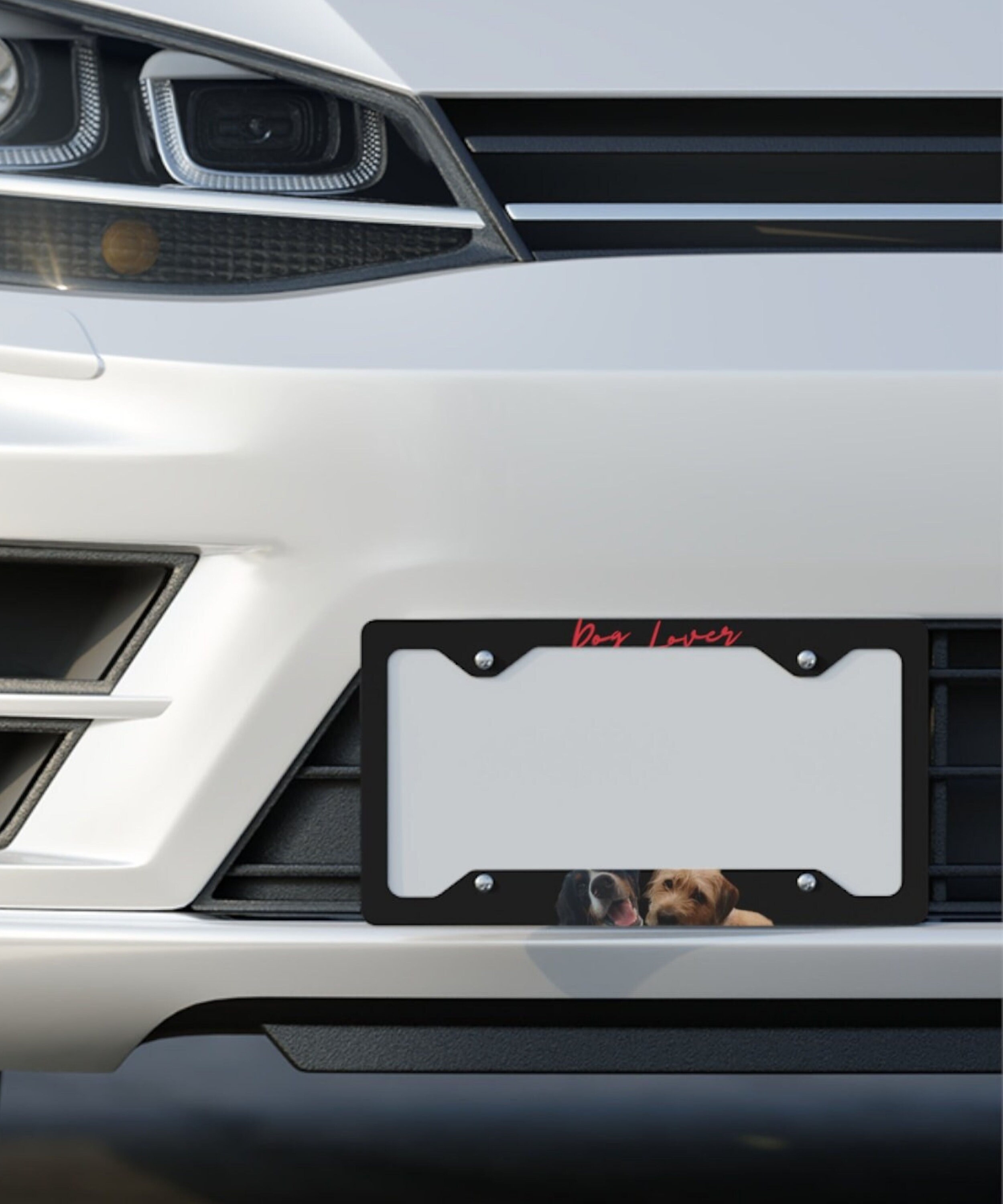 Custom Pet License Plate Holder Personalized Metal Frame for Pet ...