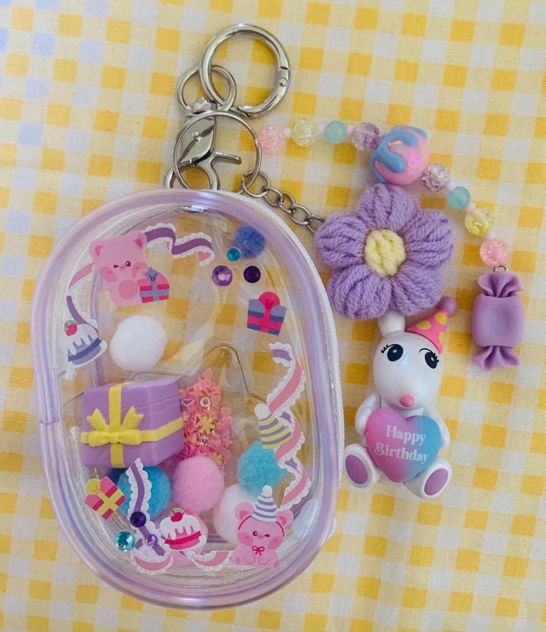 Sonny Angel Happy Birthday Robbie Pouch/keychain - Etsy