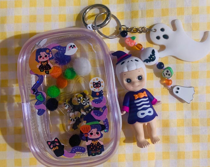 Sonny Angel Halloween Skeleton Pouch/keychain - Etsy