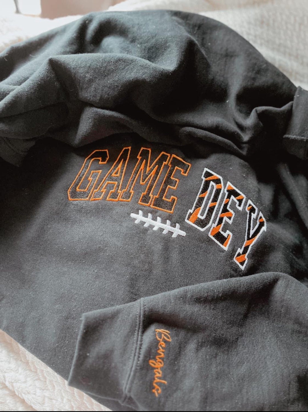 Cincinnati Bengals GAME DEY Football Embroidered Shirt With Bengals ...