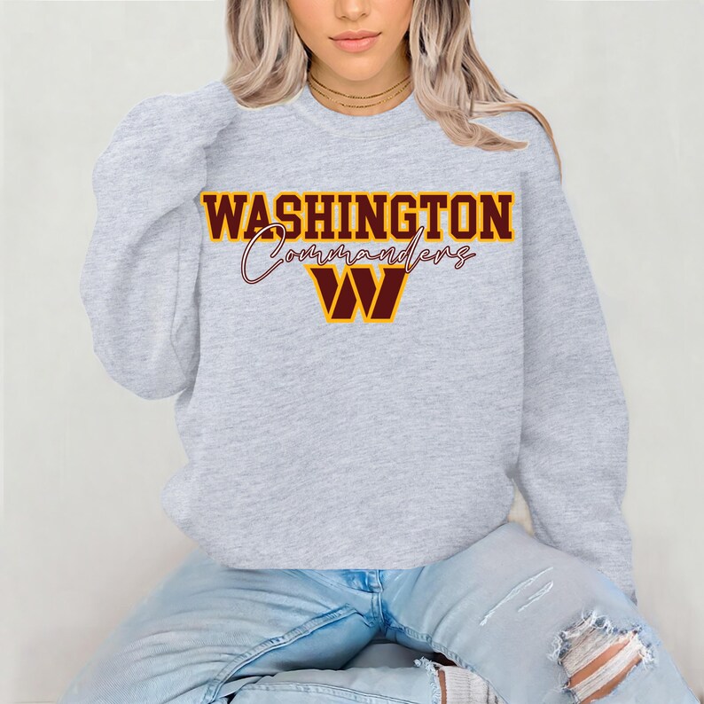 Washington Commanders Merch T-shirt or Sweatshirt, NFL Comfort Colors ...