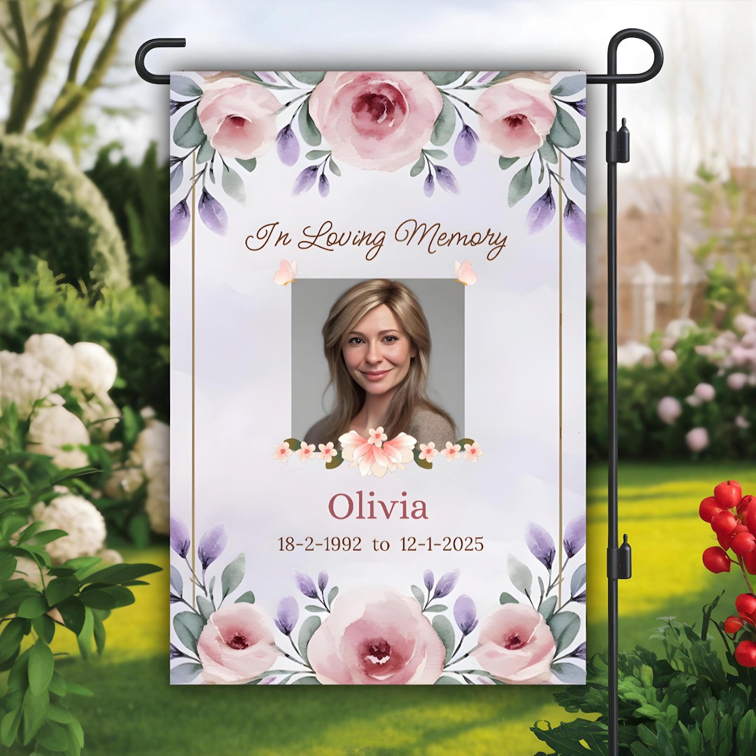 Memorial Garden Flag Svg Png 12x18 Template ,memorial Garden Flags ...