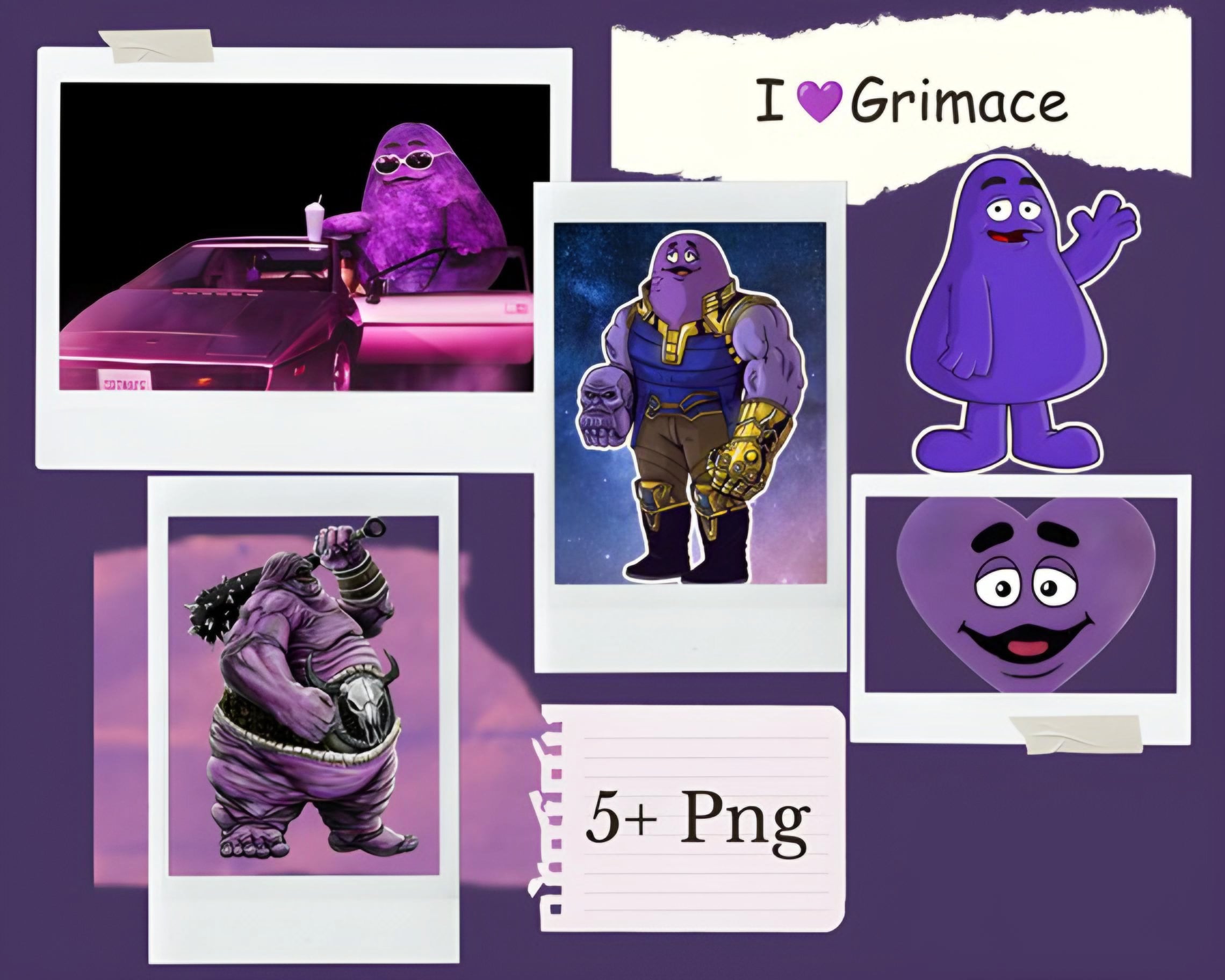 GRIMACE Cool Png Grimace Grimace Png Grimace Png for Party in Under a ...